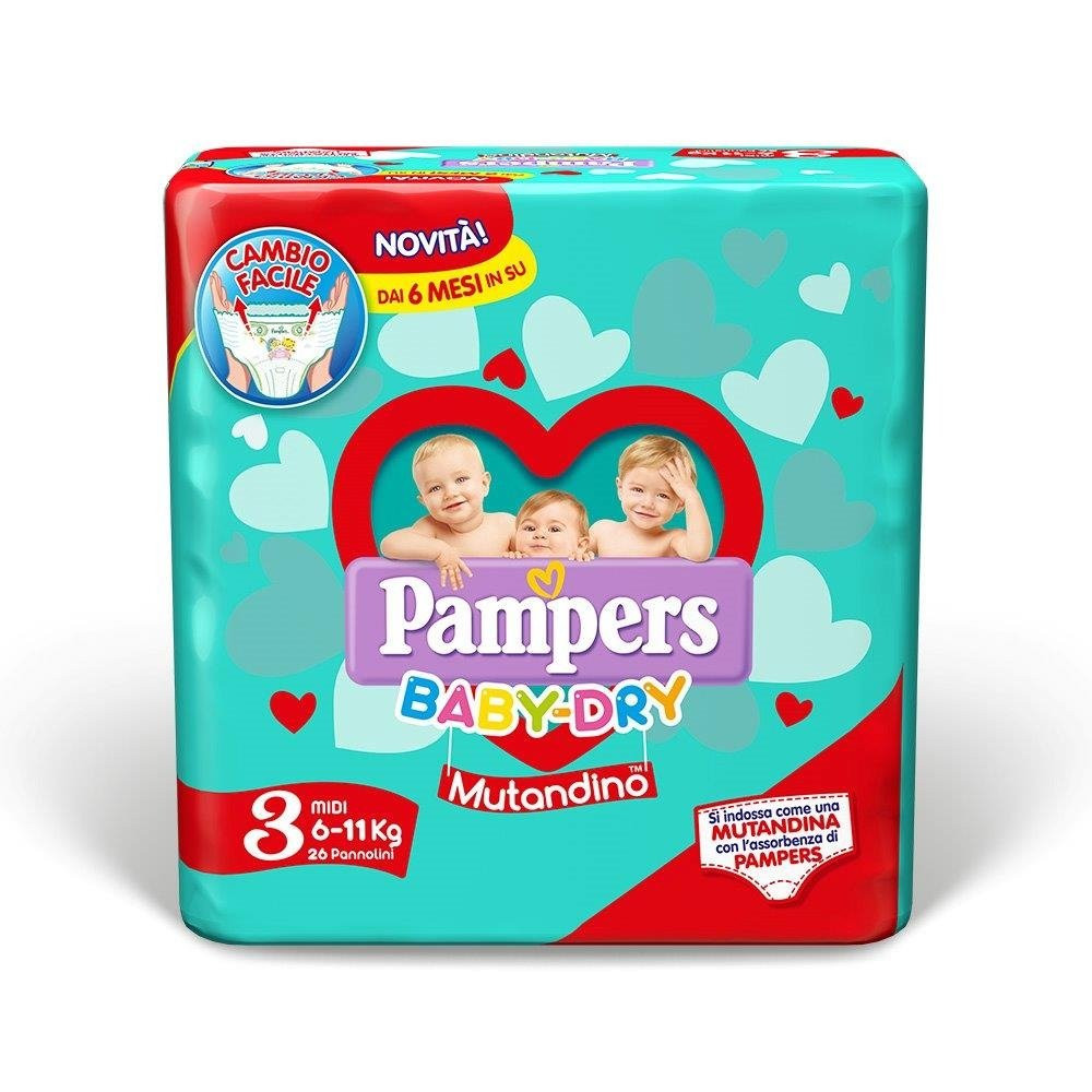 Pannolini Mutandino BabyDry taglia 3 Midi Pampers : Recensioni Pannolini Mutandino BabyDry taglia 3 Midi Pampers : Recensioni