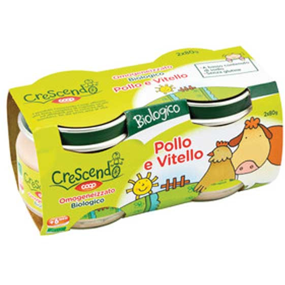 Omogeneizzato Pollo e Vitello Crescendo Coop : Recensioni