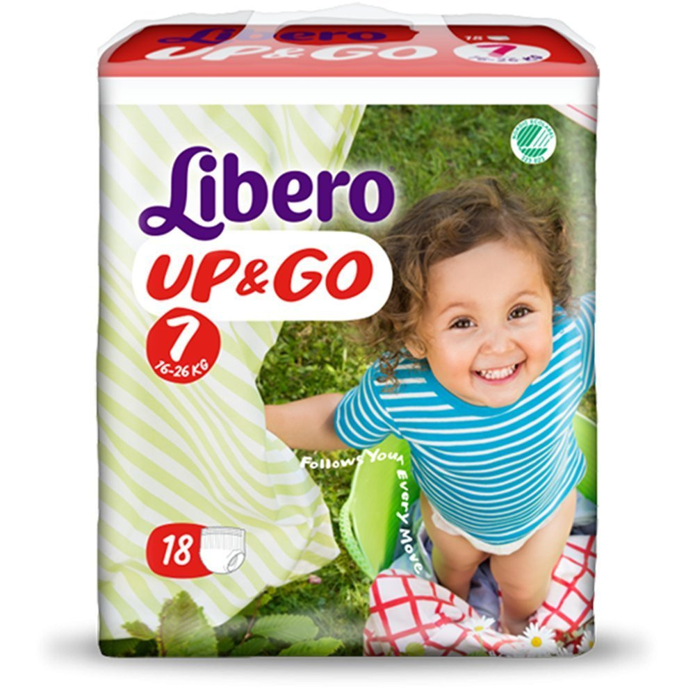 Pannolini Up&Go taglia 7 16-26 kg Libero : Recensioni